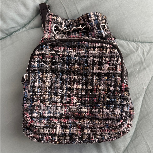 Zara | Bags | Zara Tweed Mini Backpack | Poshmark